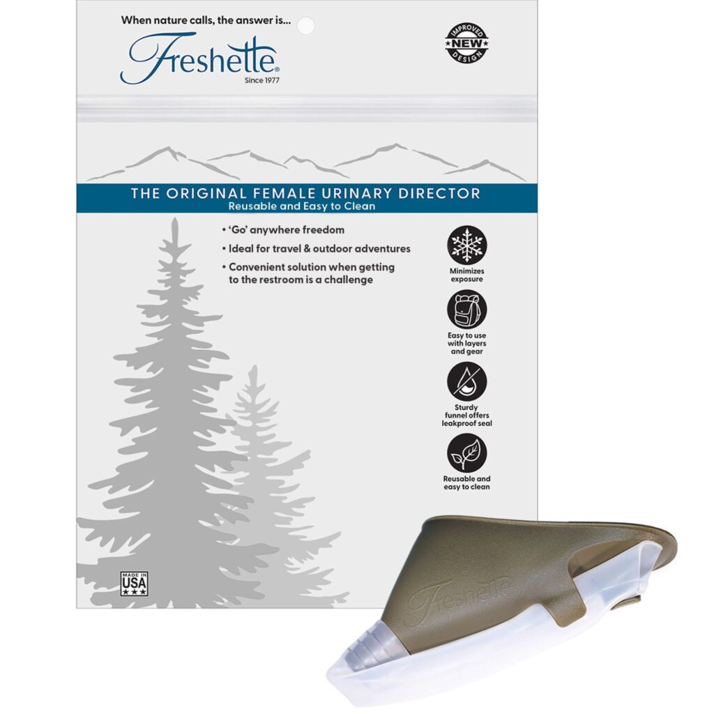 Freshette - Female Urinary Director for Use Standing or Sitting